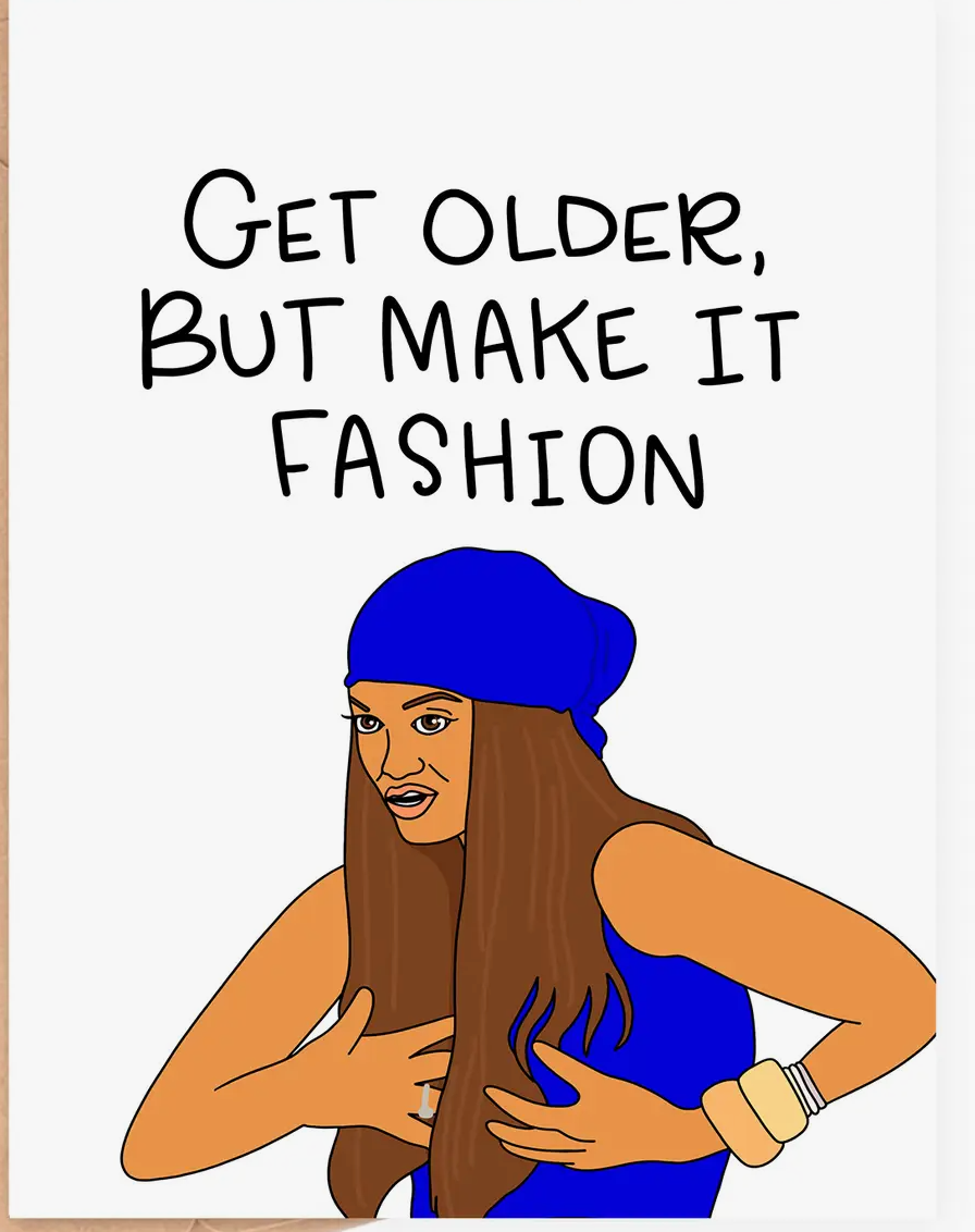 Old But Fashion Birthday Card | Giftbar