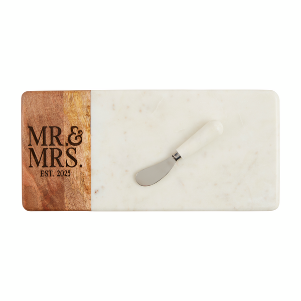 Mr. And Mrs. Est 2025 Marble Board Mr. And Mrs. Est 2025 Marble Board ...